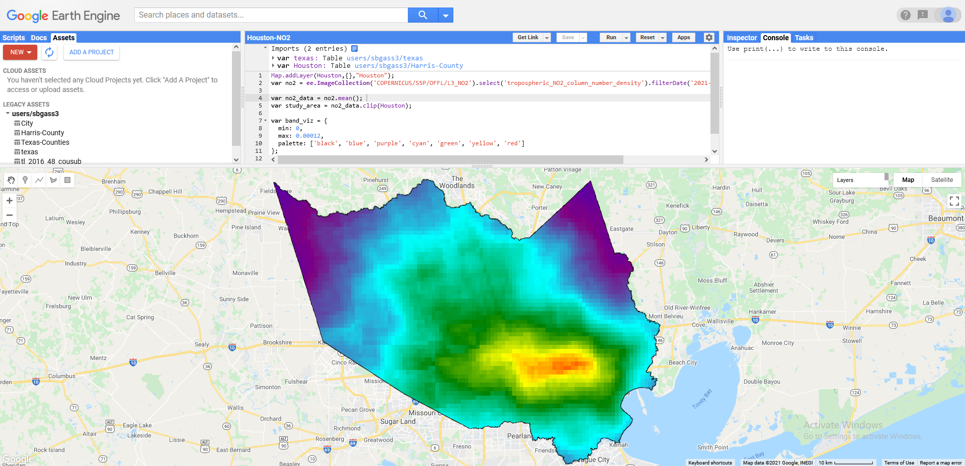 Visualizing Air Pollution over Houston, TX – Stephen Gass